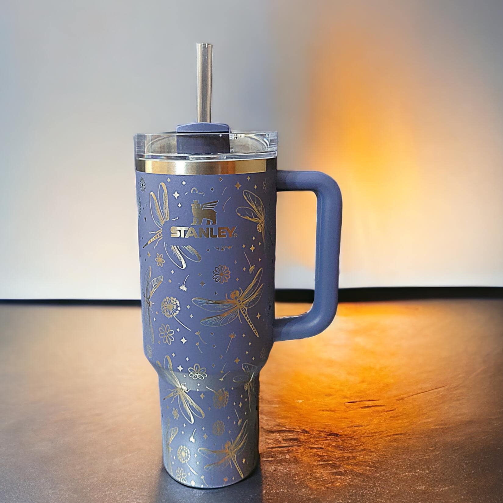 Dragonfly Dandelion Engraved Stanley 40oz Tumbler - Etsy