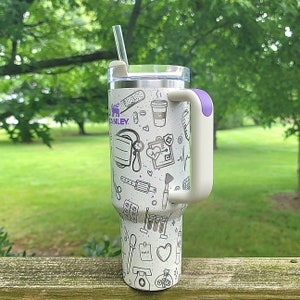 Nurse Stanley Nursing Engraving Nurse Tumbler Hospital - Etsy