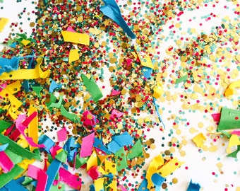 Wedding Confetti Toss Set with Pink Purple Yellow White | Etsy