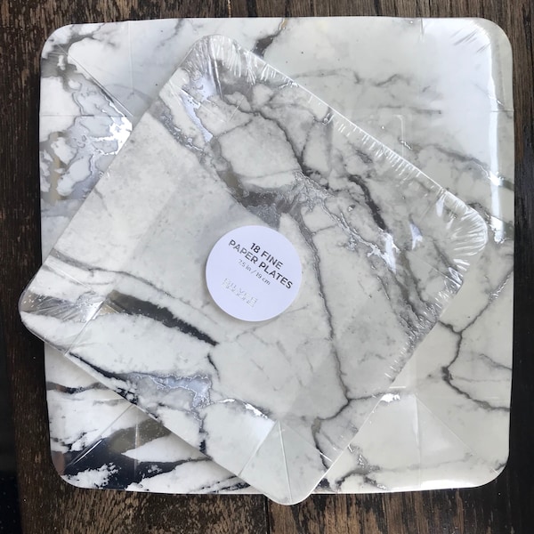 Square Paper Plates - Etsy