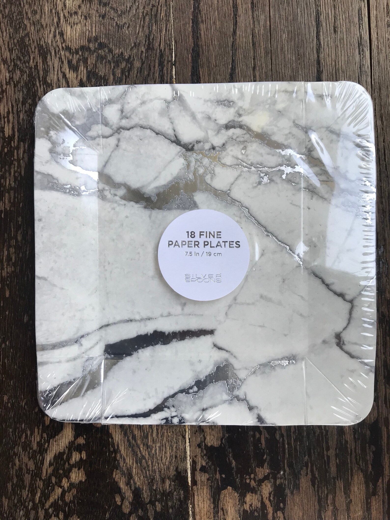 Calacata Silver Marble Silver Square paper Cups 9 Oz. | Etsy