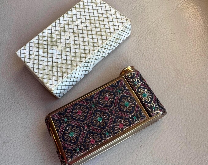 Vintage Camera Combination Powder Compact: Lipstick Holder, Manicure ...