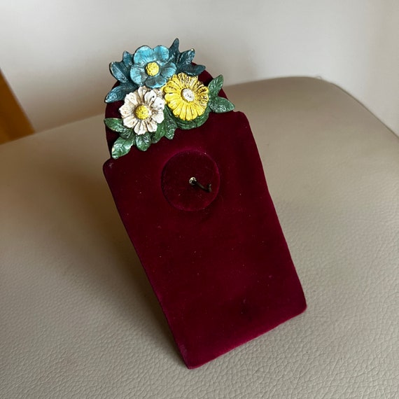 antique pocket watch stand antique watch holder ename… - Gem