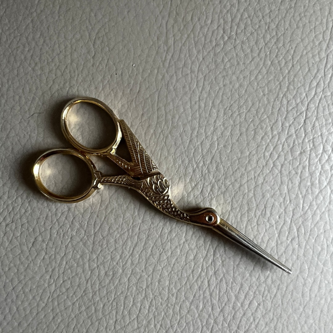 Vintage Heron Sewing Scissors Vintage Stork Sewing Scissors Vintage ...