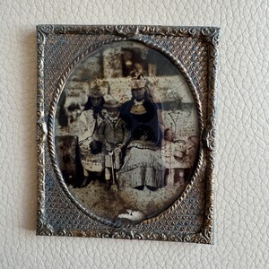 Antique Miniature Frame and Glass Photo Antique Photo Frame Victorian Picture Frame Edwardian ...