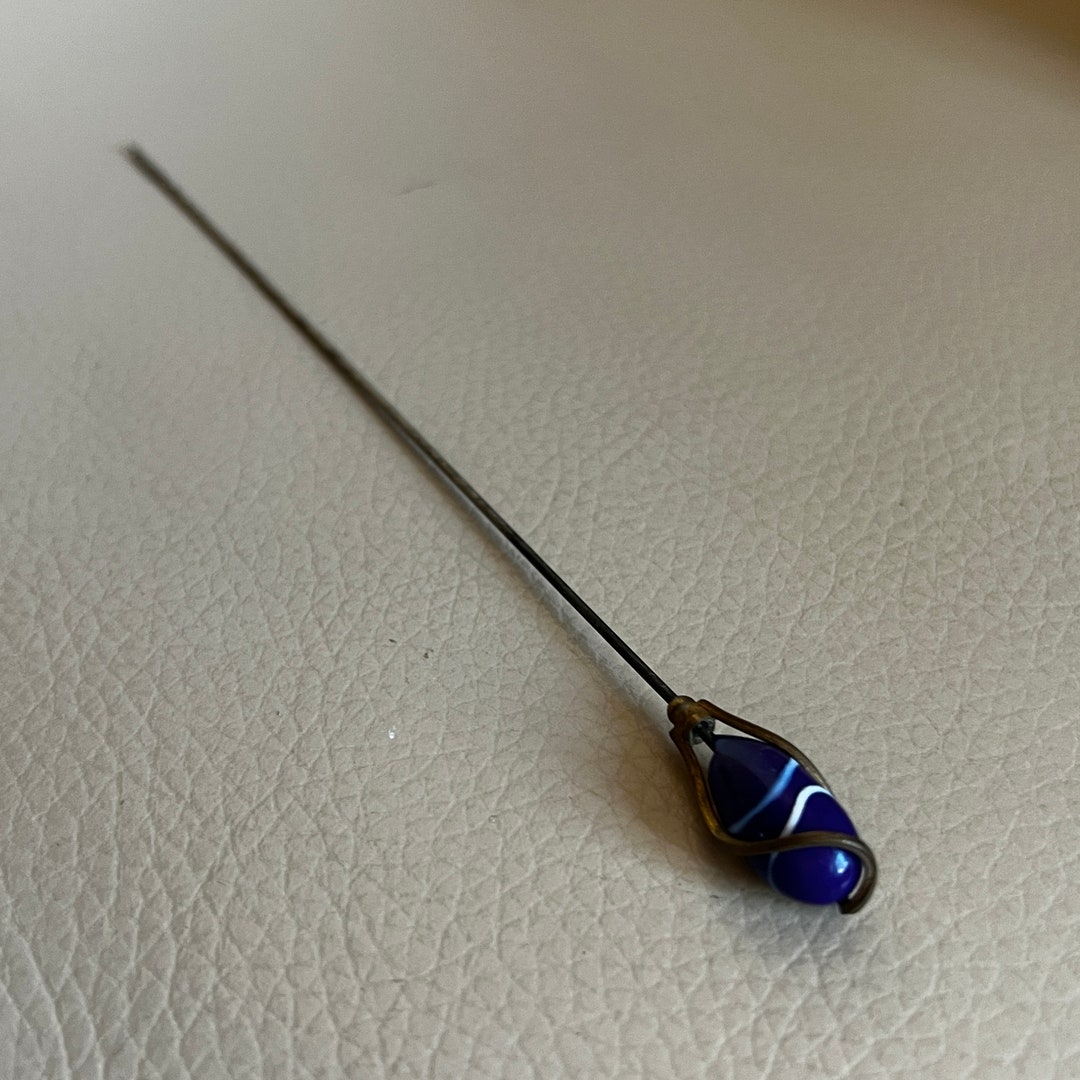 Antique Hatpin Venetian Glass Hatpin Victorian Hatpin 1880s Etsy
