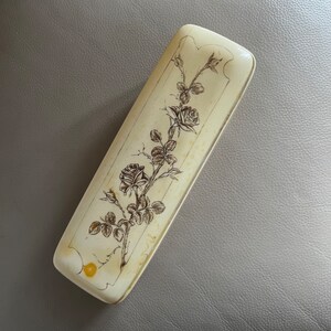 1940s Pencil Box Vintage Celluloid Box 1930s Vintage Stationery Box ...