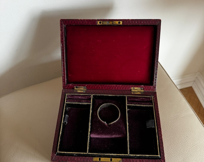 Antique Jewellery Box Edwardian Jewelry Box 1910s Jewelry Box 1900s ...