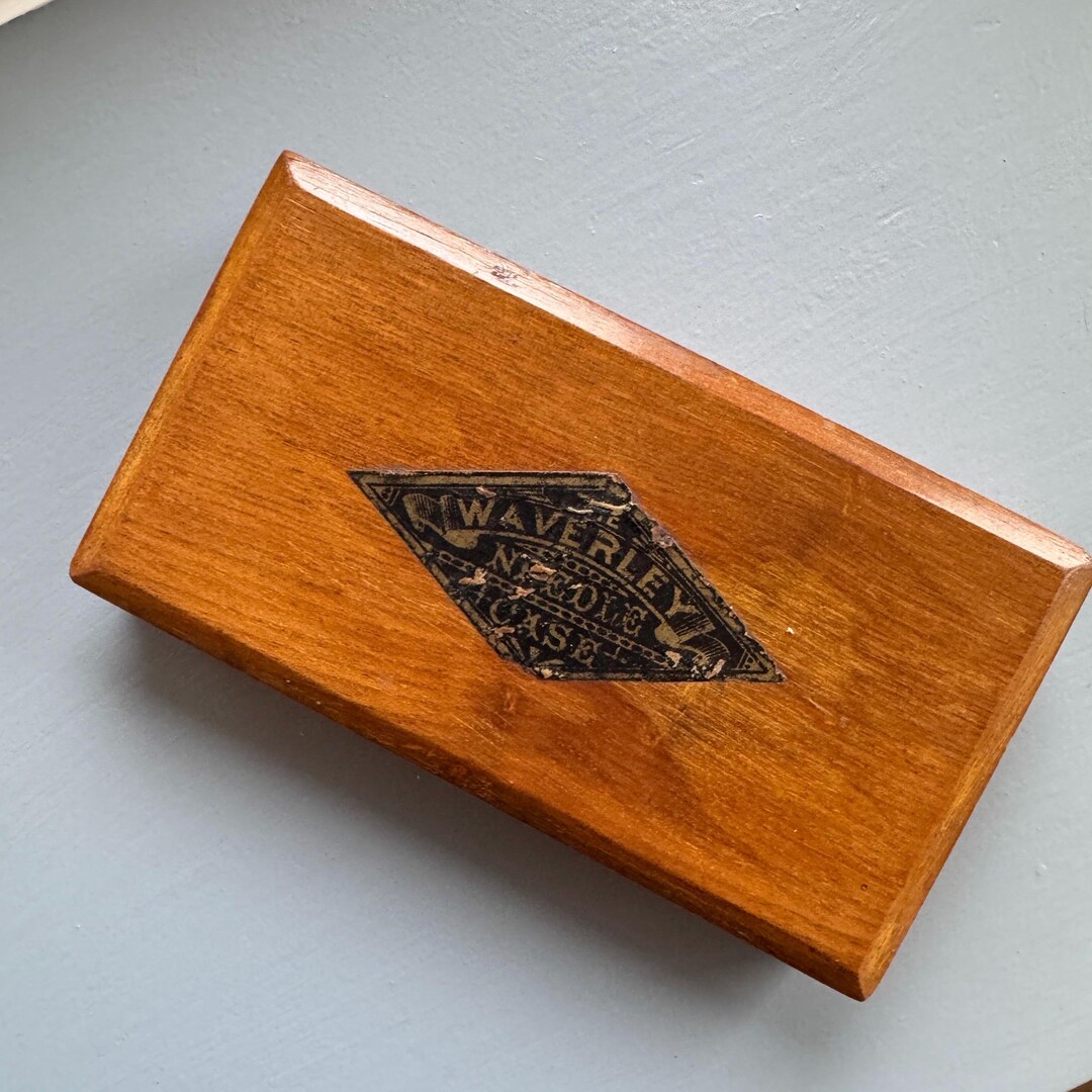 Antique Needlecase Victorian Speciality Needle Case Waverley Sewing ...