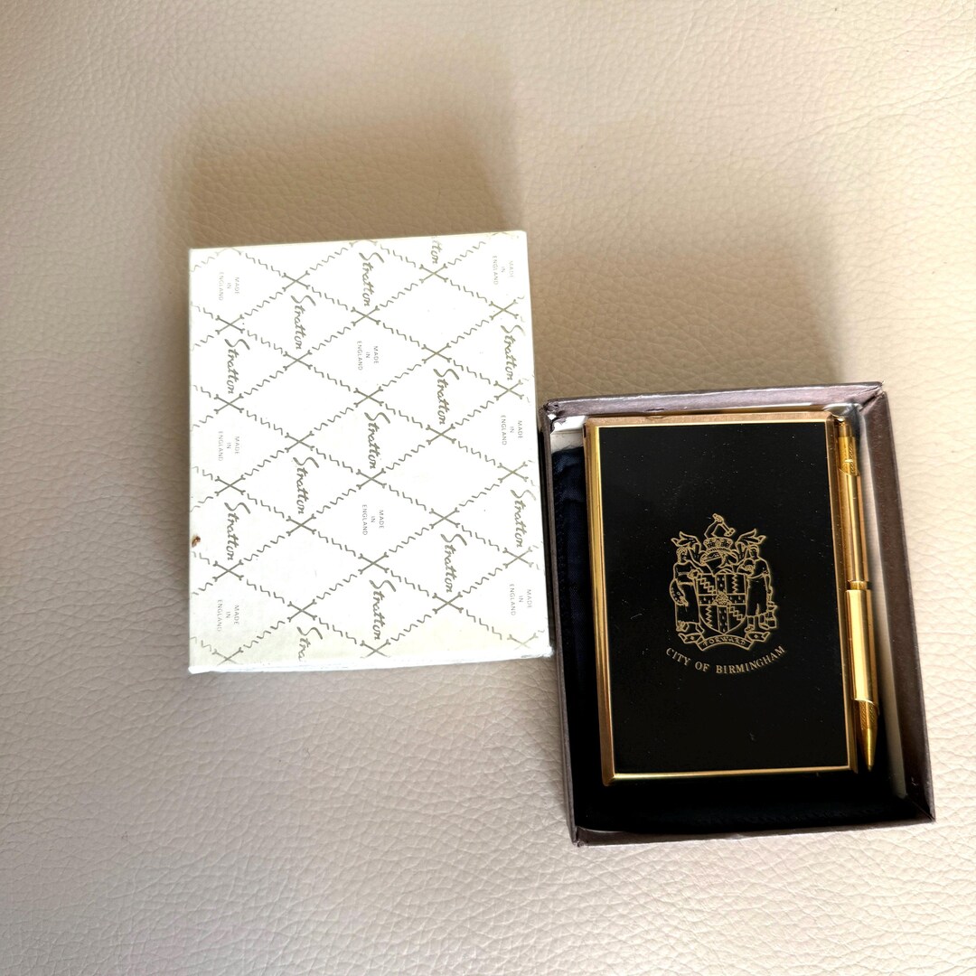 Vintage Stratton Notebook Original Box Vintage Notebook Boxed City of ...