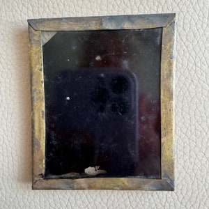 Antique Miniature Frame and Glass Photo Antique Photo Frame Victorian ...