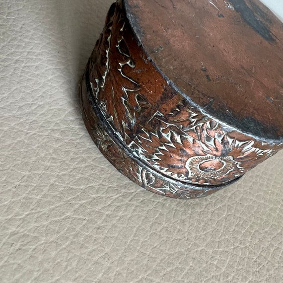 Antique Jewellery Box Copper Trinket Box Antique Copp… - Gem