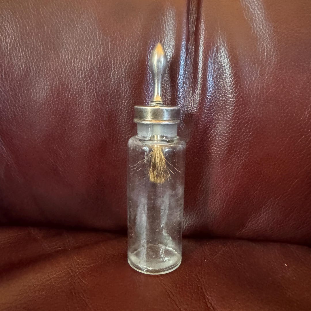 Antique Hallmarked Silver Stamp Moistener - Birmingham 1899, Levi and ...