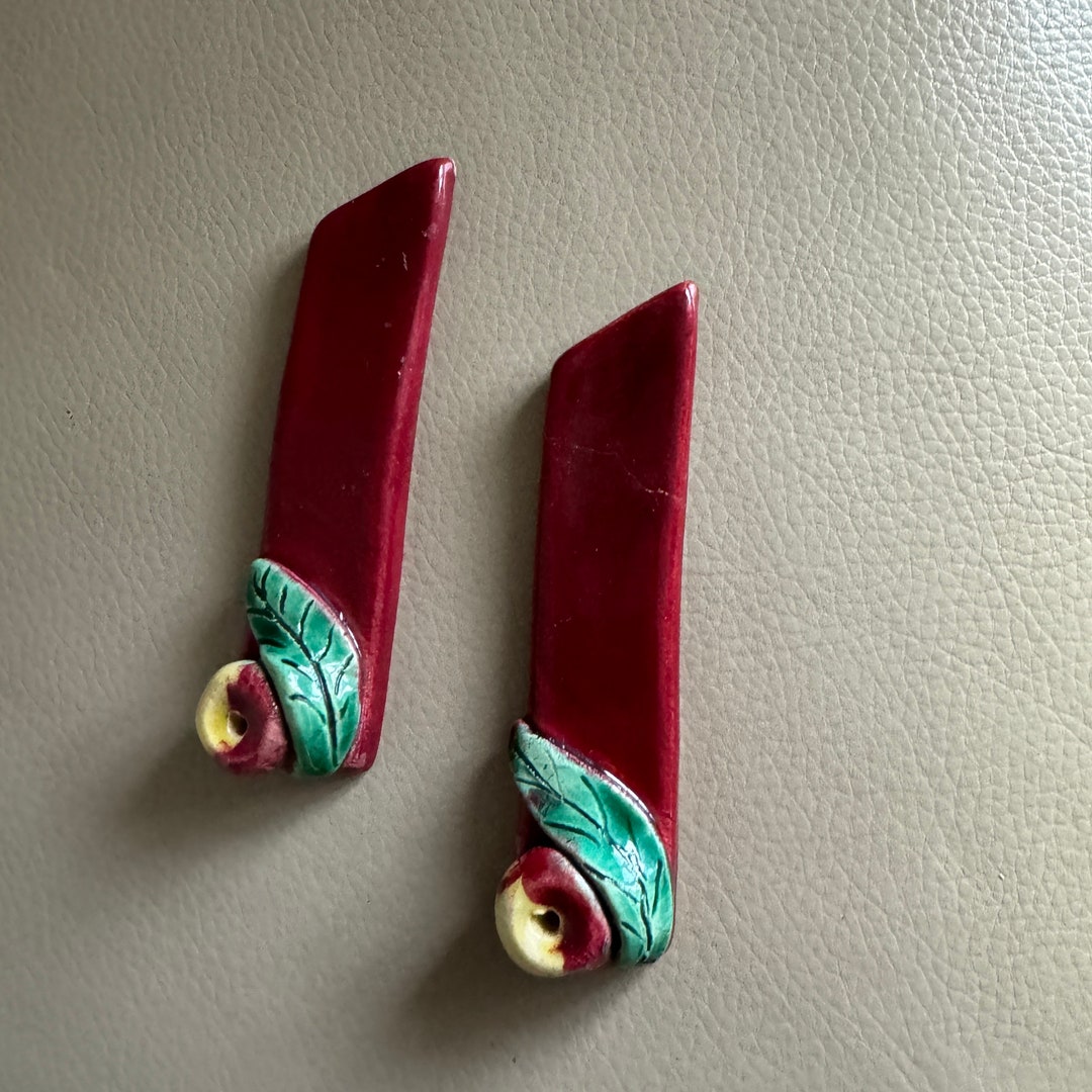 French Knife Rests Pair Knife Rests 1970s Apple Knife Rests Fruit Knife ...