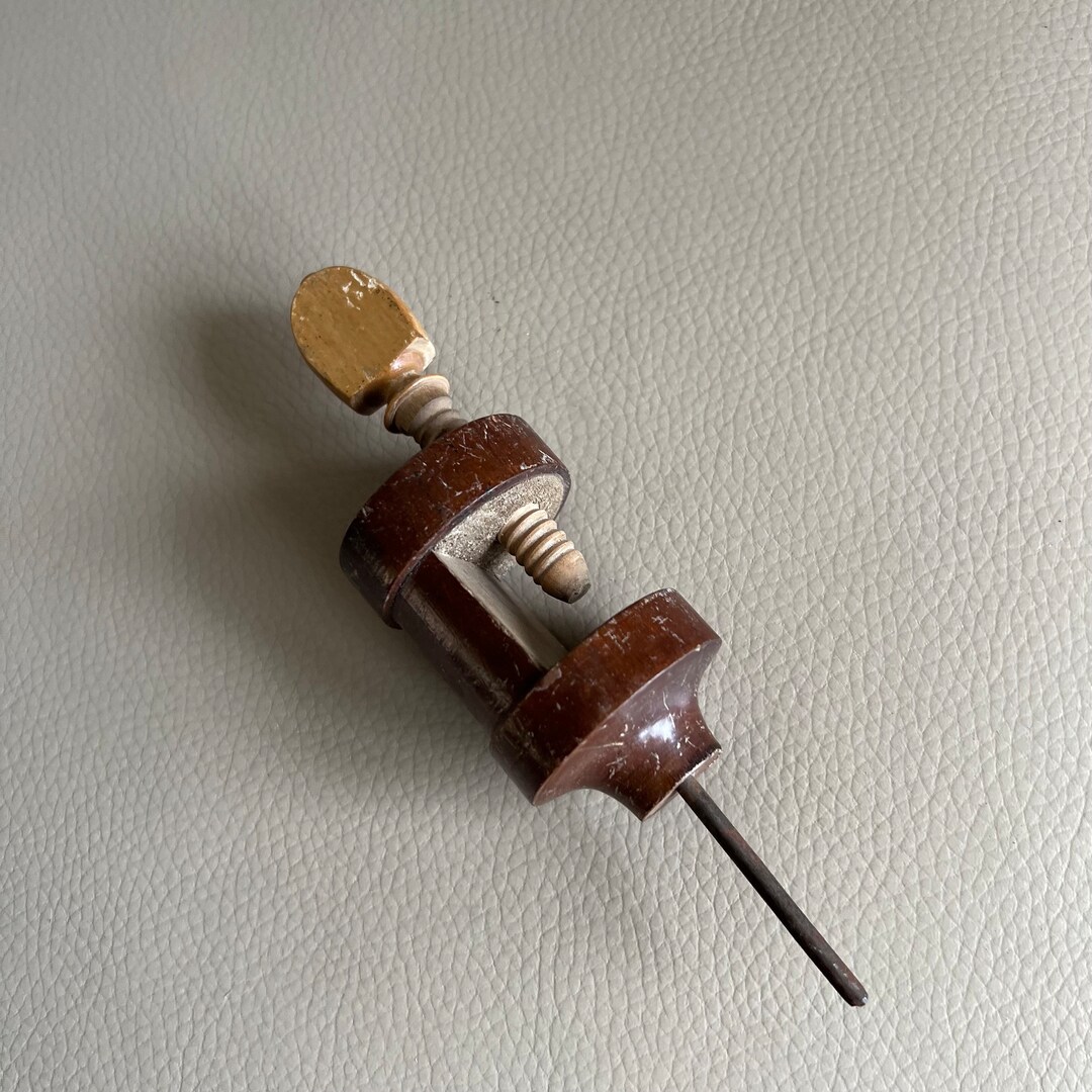 Victorian Sewing Clamp Antique Sewing Tool Antique Spool Holder Antique ...