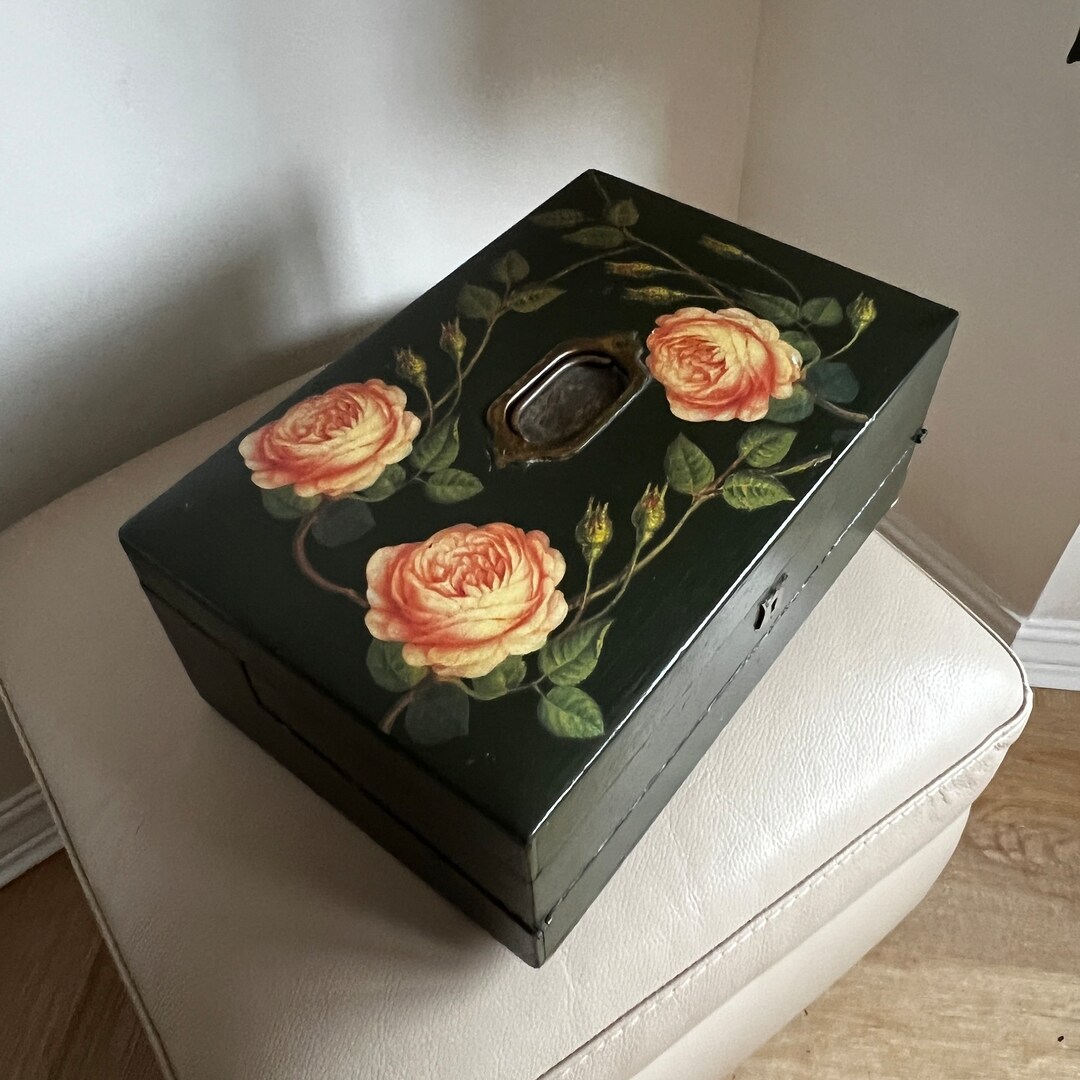 Antique Writing Box Wooden Writing Box Antique French Stationery Box ...