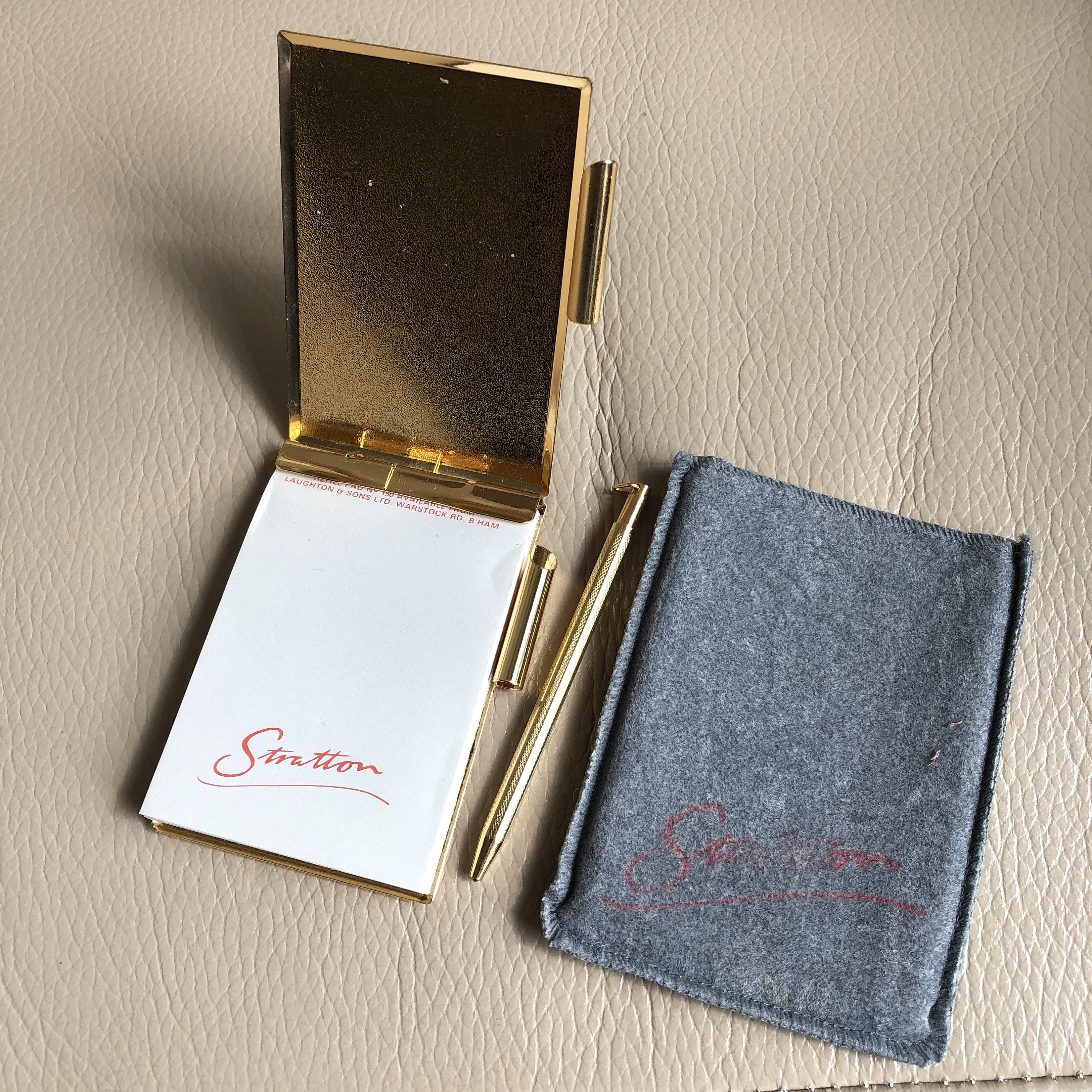 Stratton Notebook Vintage Note Book and Pen 1970s Enamel | Etsy