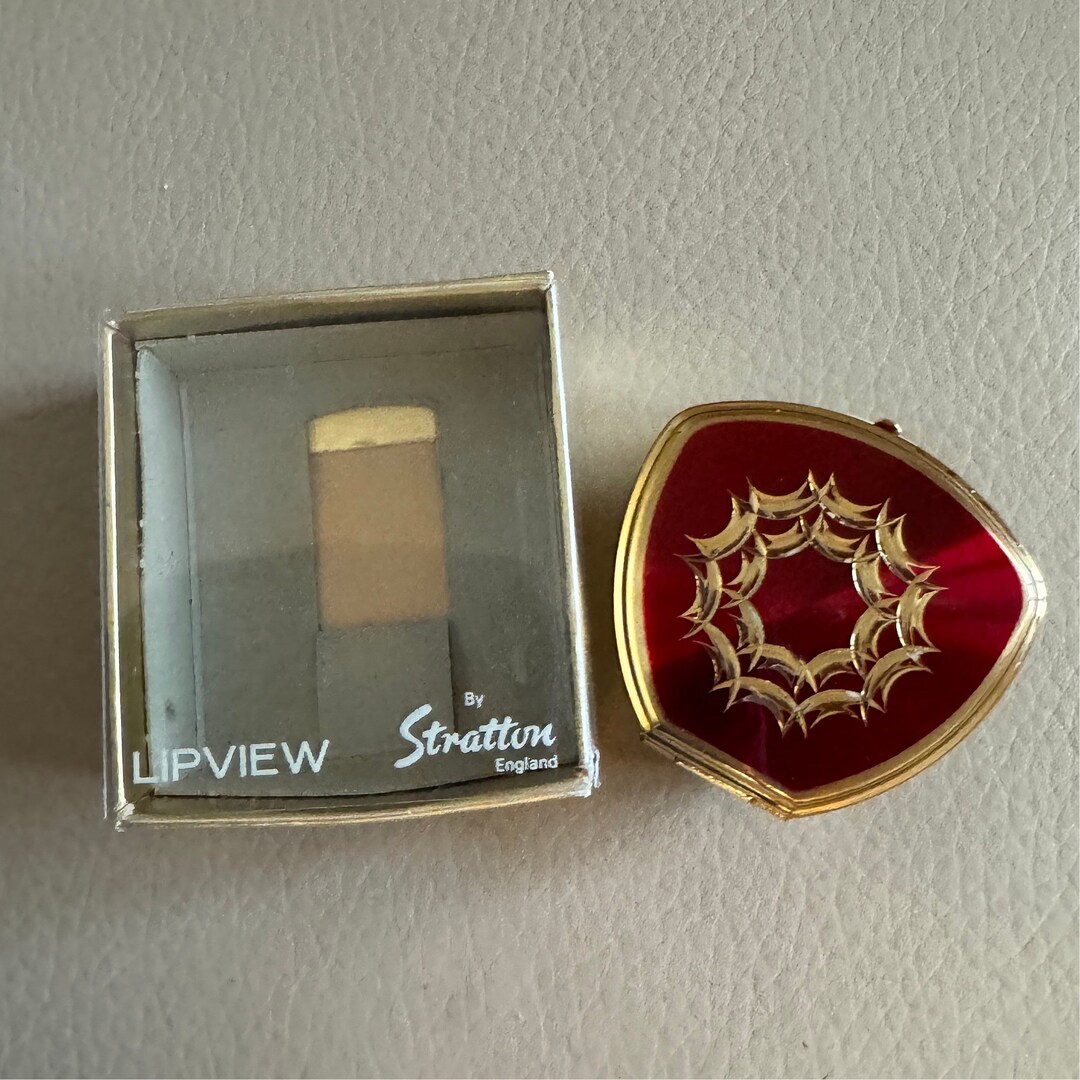 Stratton Lipview Lipstick Holder and Mirror Combination Vintage Handbag ...