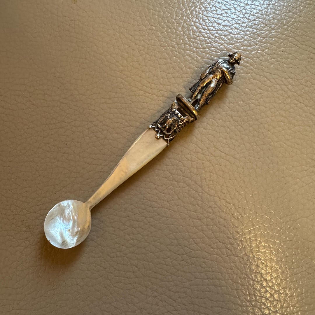 Antique French Caviar Spoon Mother of Pearl Caviar Spoon 19th Century ...