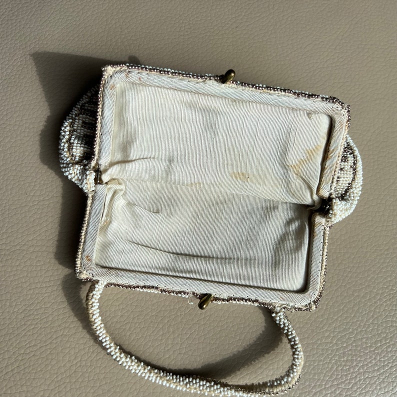 1920s Beaded Bag Antique Beaded Bag Beaded Handbag Opalescent - Etsy