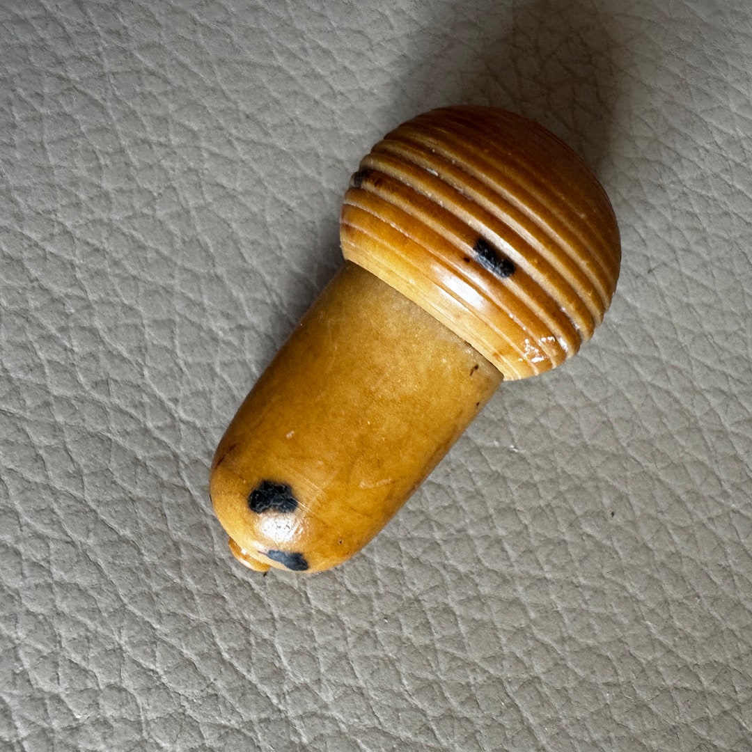 Antique Thread Holder Victorian Treen String Holder Turned Wood Thread ...