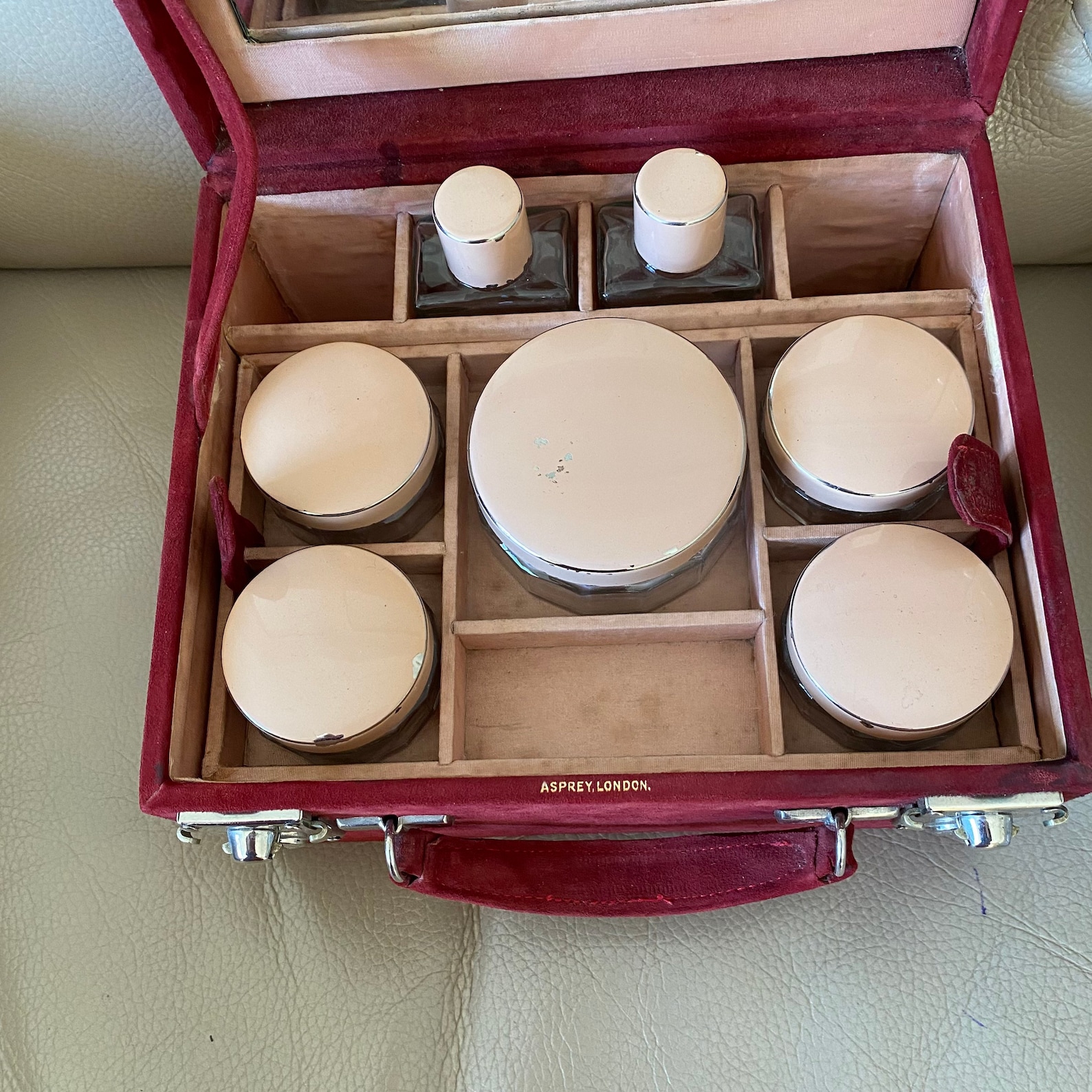 Asprey Vanity Box Asprey Vanity Set Vintage Vanity Box 1940s - Etsy