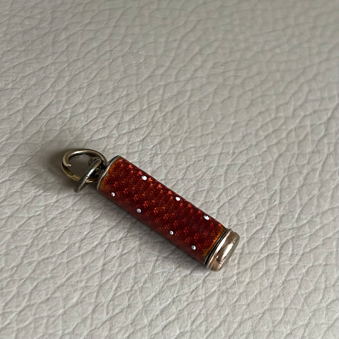 Antique Pencil Guilloche Enamel Mechanical Pencil Antique Chatelaine ...
