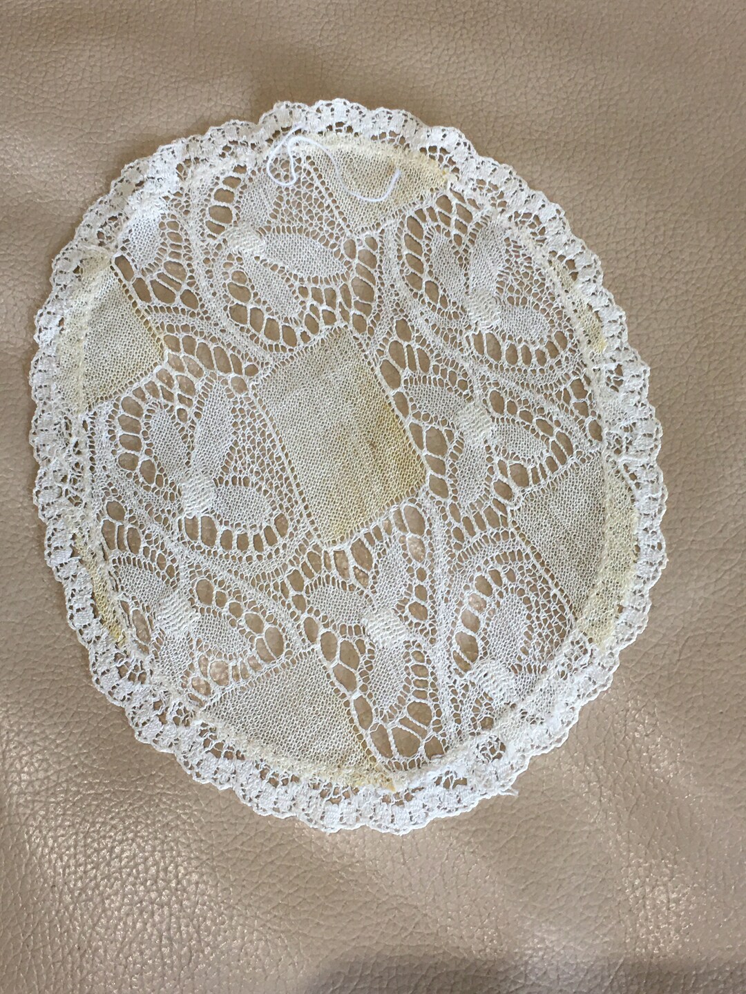 Vintage Lace Mat 1930s Table Centre Silk Blend Lace Mat 1930s Lace ...