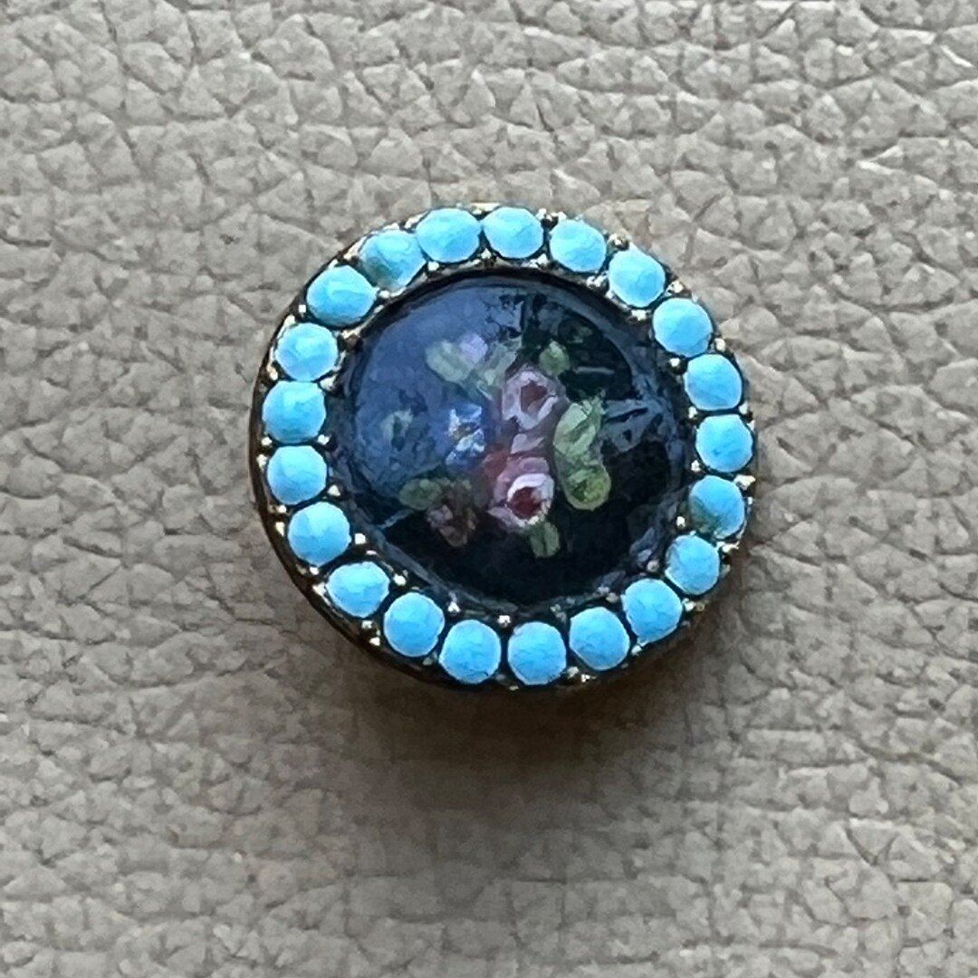 Antique Button Millefiori Glass Button Italian Button Venetian Glass ...