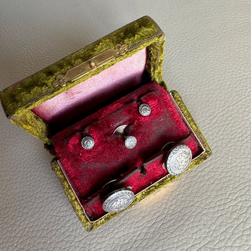 Vintage Cufflink Set - Etsy