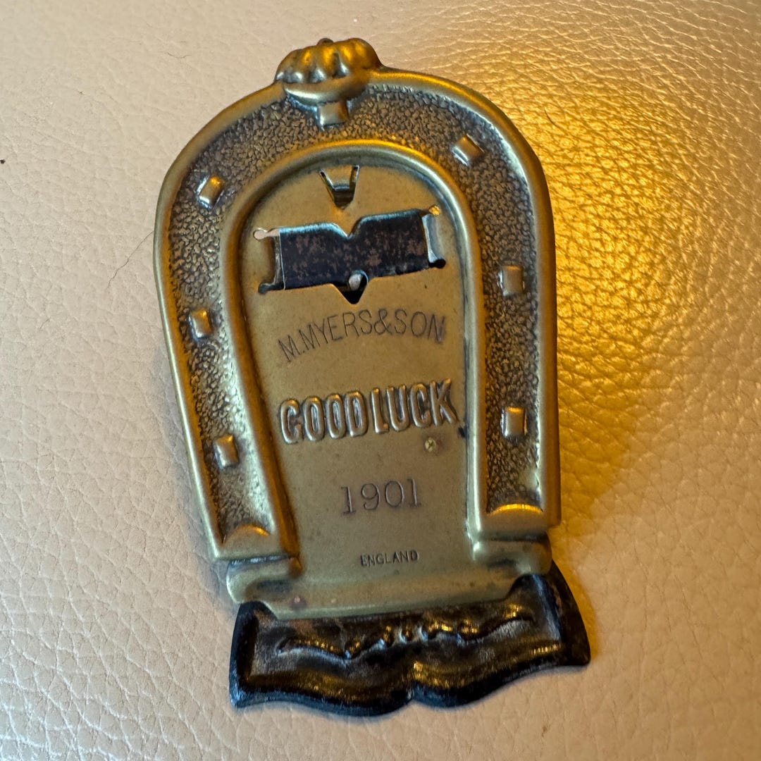 Antique Paper Clip Brass Paper Holder Edwardian Paper Clip Antique ...