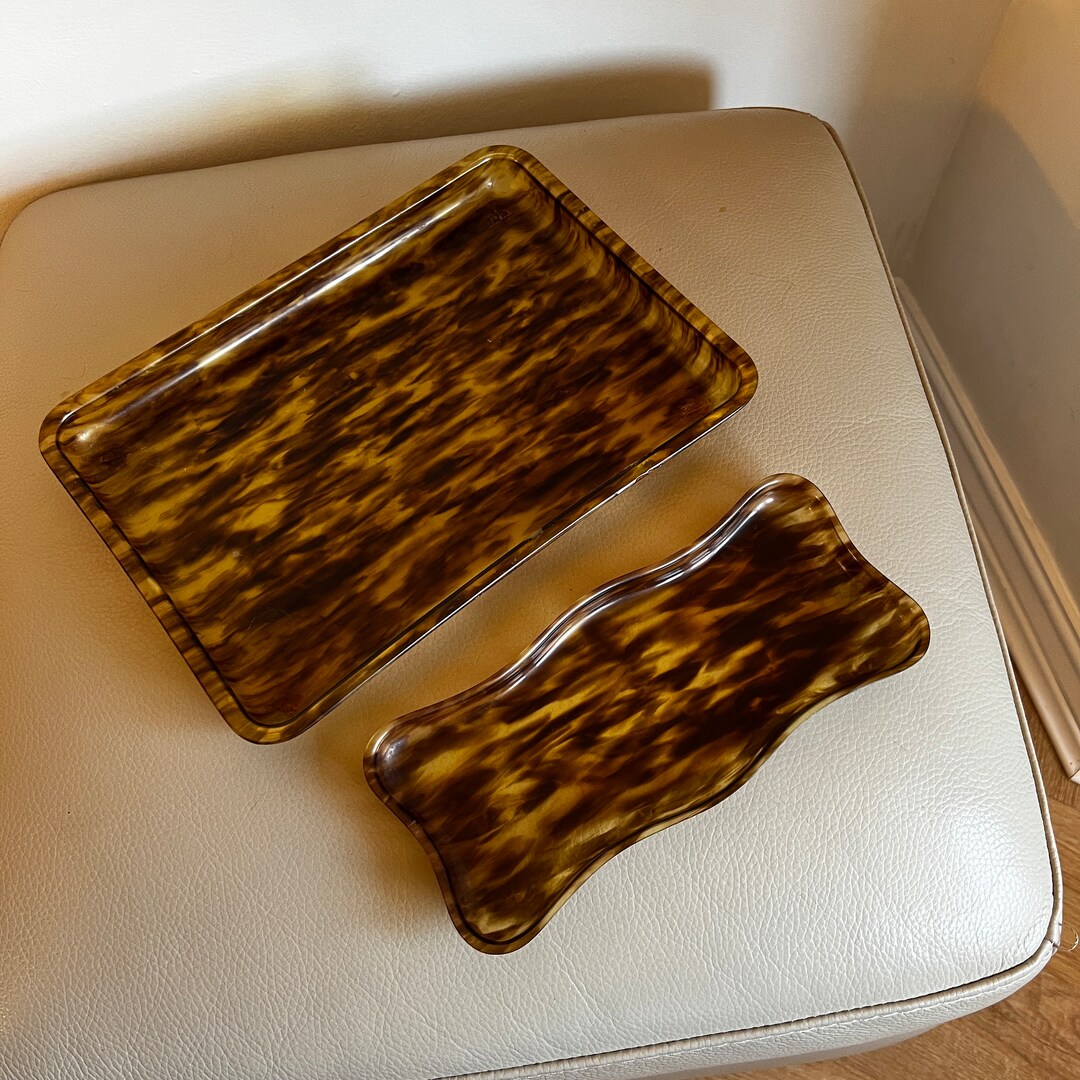 Antique Vanity Trays Set Bakelite Trays Pair Bakelite Trays 2 - Etsy