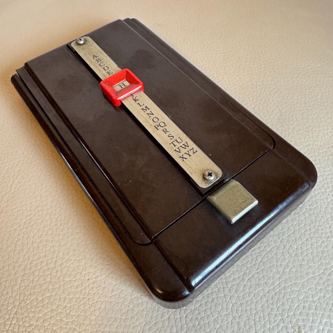 Vintage Pop up Telephone Book Telephone Number Book Address Holder ...