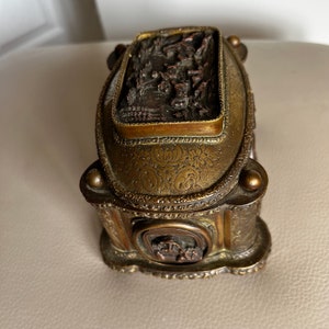 Antique French Music Box Antique Jewellery Box Musical Jewelry Box ...