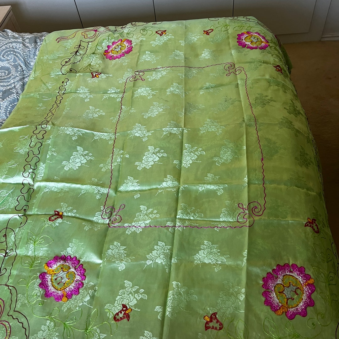 Antique Throw 1930s Table Cover Vintage Bed End Throw Vintage ...