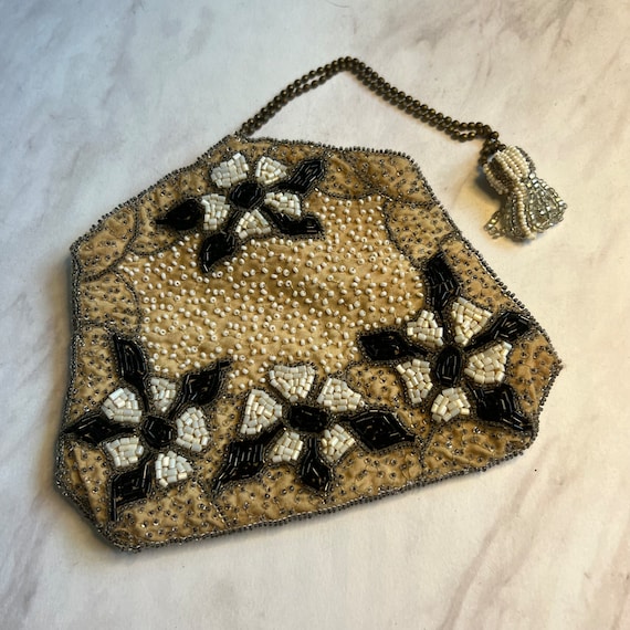 1920s Beaded Bag Antique Beaded Purse Antique Evening… - Gem