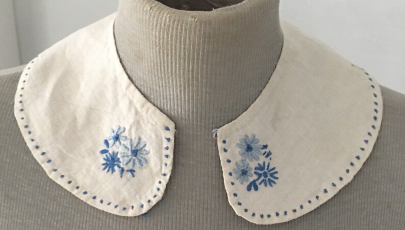 Vintage Collar 1940s Collar 1950s Collar Ladys Collar - Etsy UK