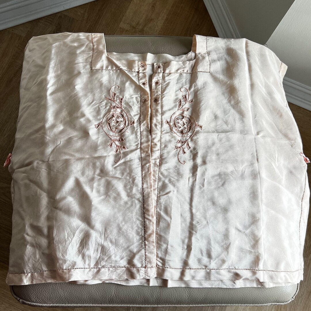Antique Silk Kaftan Jacket 1920s Bed Jacket Boudoir Jacket Vintage ...