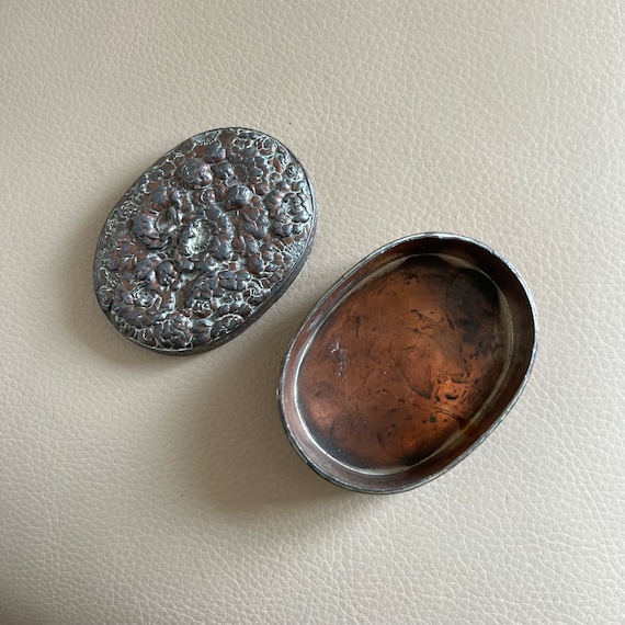 Antique Jewellery Box Copper Trinket Box Antique Copp… - Gem