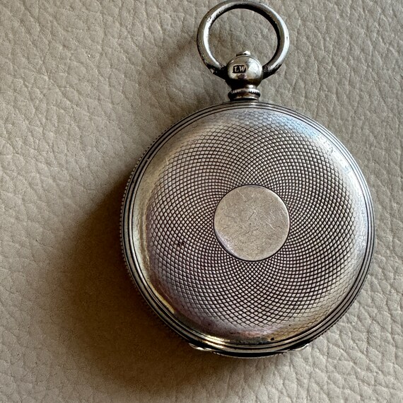 antique silver pocket watch key working hallmarked si… - Gem