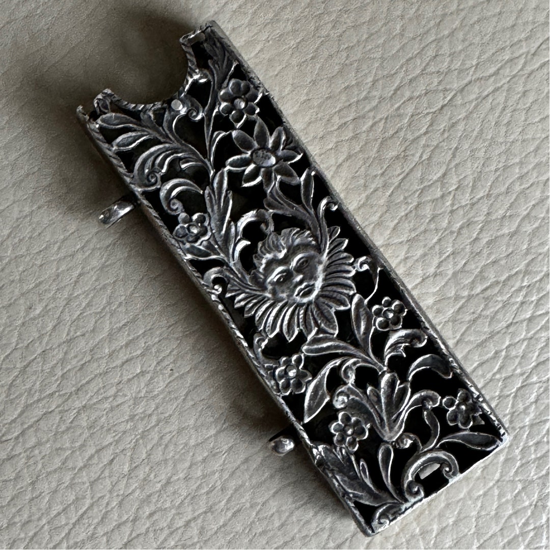 Antique Silver Aide Memoire Silver Dance Card Holder Victorian Silver ...
