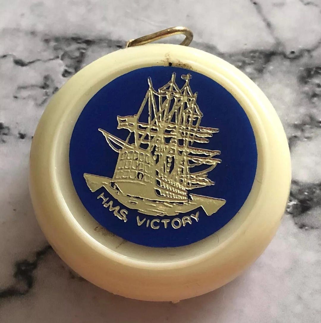 Vintage HMS Victory Retractable Tape Measure: 1960s Dean Souvenir ...