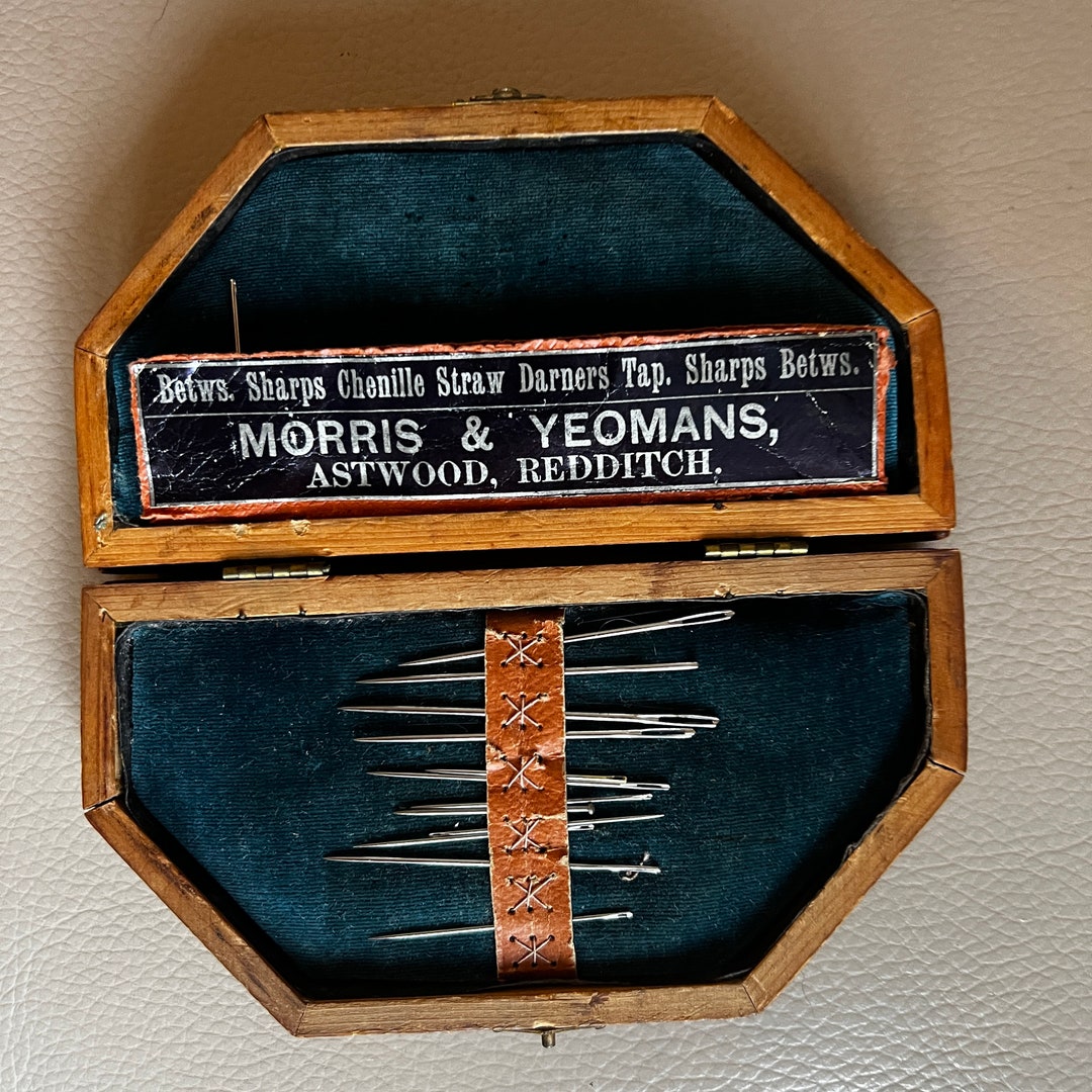 Antique Needlecase Antique Sewing Case Needle Box Antique Box 1910s ...