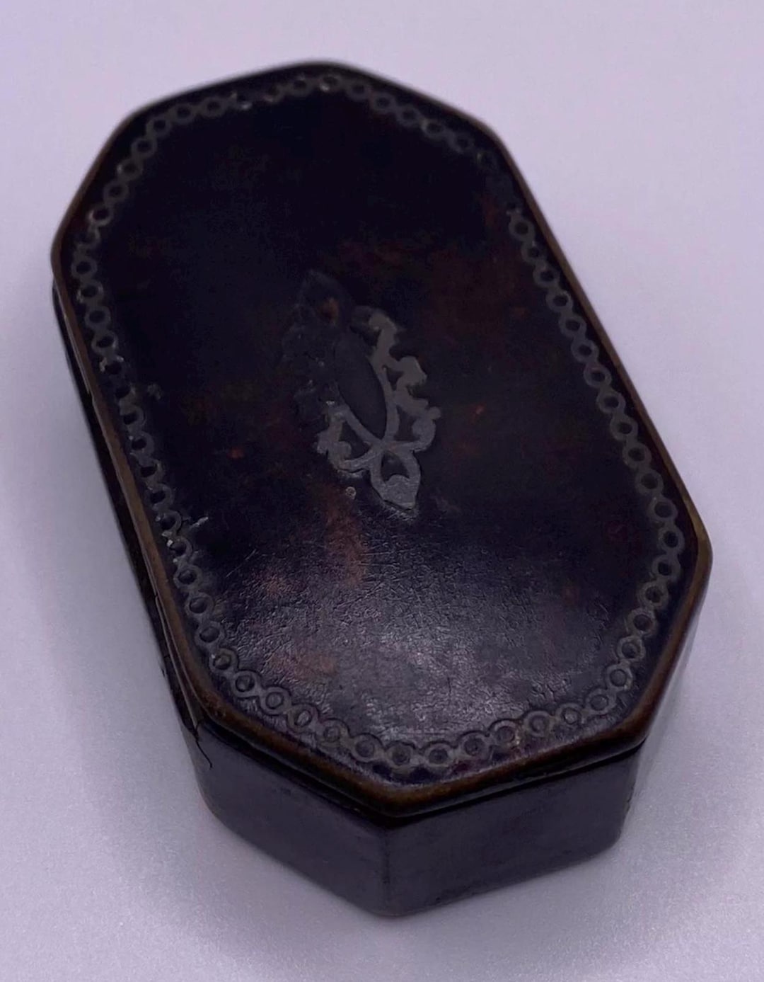 Antique Snuff Box Victorian Snuff Box Georgian Snuff Box Papier Mache ...