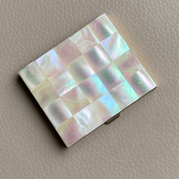 Mother of Pearl Compact Mirror - Etsy