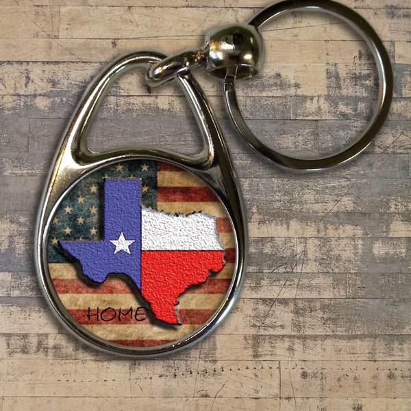 Texas Key Chain - Etsy