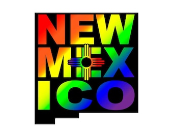 New Mexico Love Custom Vinyl Decal Sticker Choose Your Color - Etsy