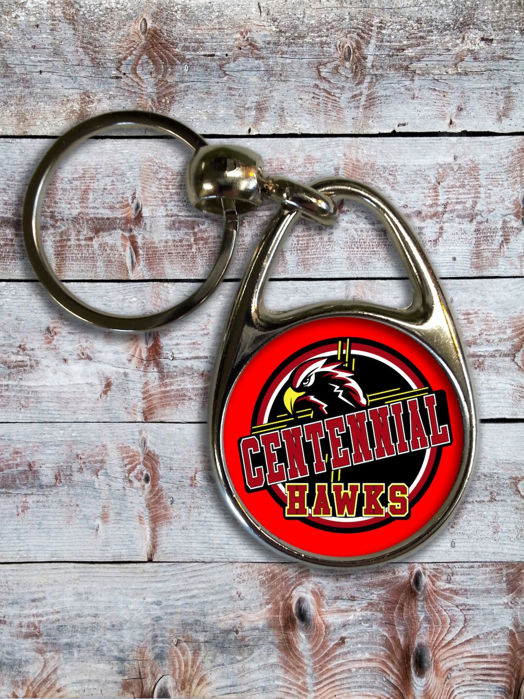 Centennial High School Hawks Metal Key Chains/high Schools/centennial ...
