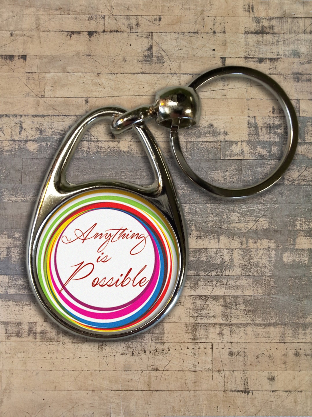 Anything is Possible Key Chains/positive Key Chains/positive - Etsy