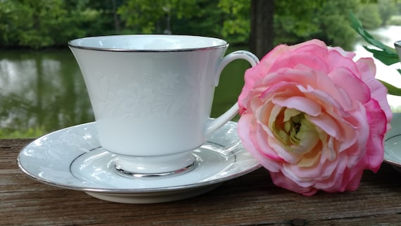 Vintage Cup and Saucer Noritake Ranier Pattern 6909 | Etsy